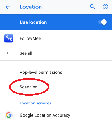 FollowMee GPS Tracker | FAQ | How do I enable location service in Android?